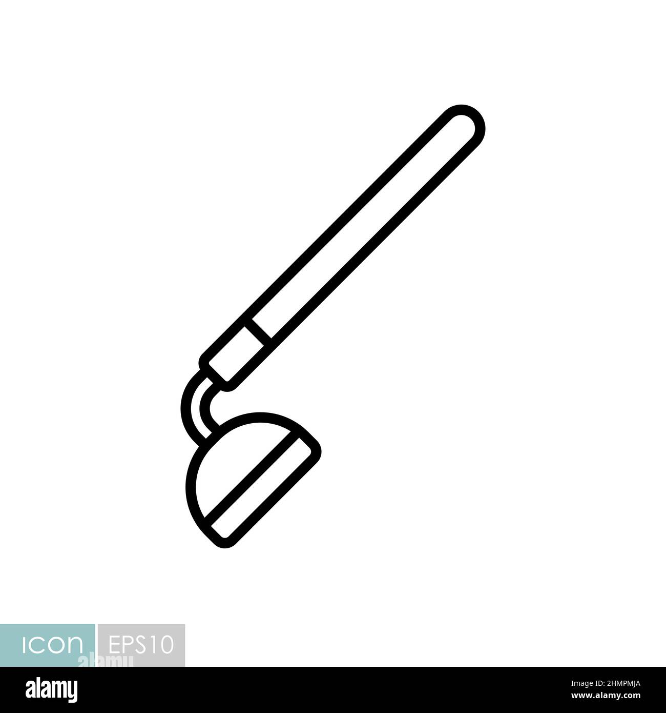 Garden hoe vector isolated icon. Graph symbol for agriculture, garden ...