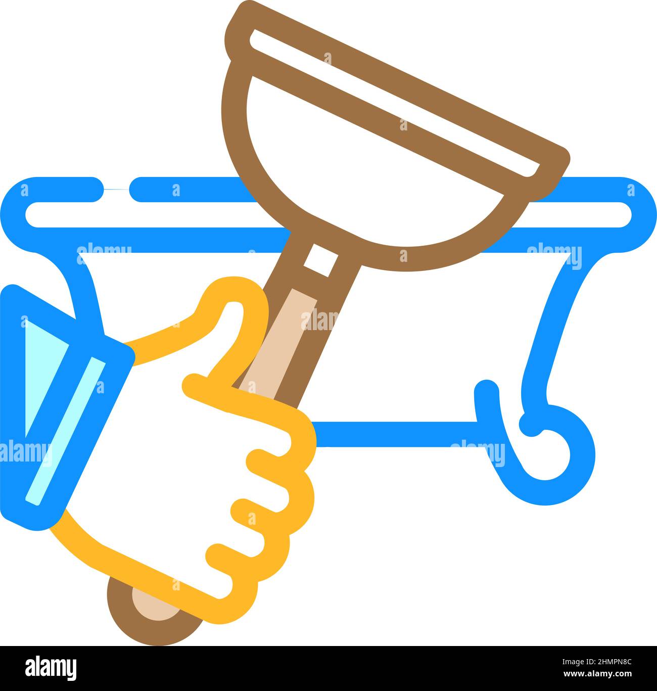 bath repairs color icon vector illustration Stock Vector Image & Art ...