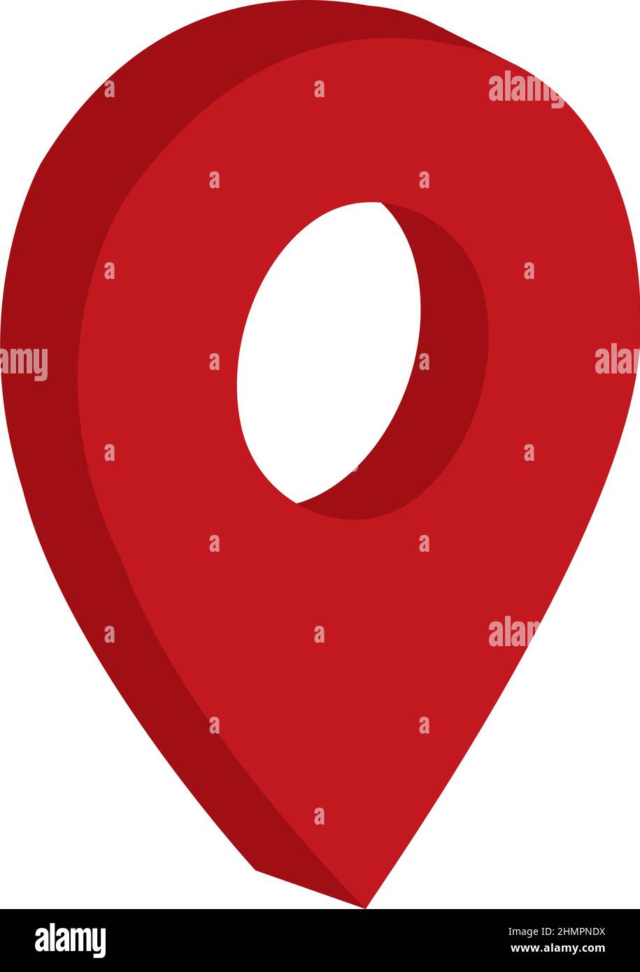 location pin icon on white background Stock Vector Image & Art - Alamy
