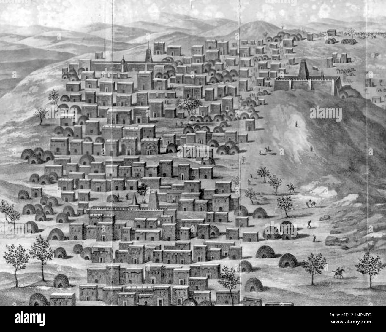 TIMBUKTU, Mali. The city in an 1830 engraving Stock Photo - Alamy