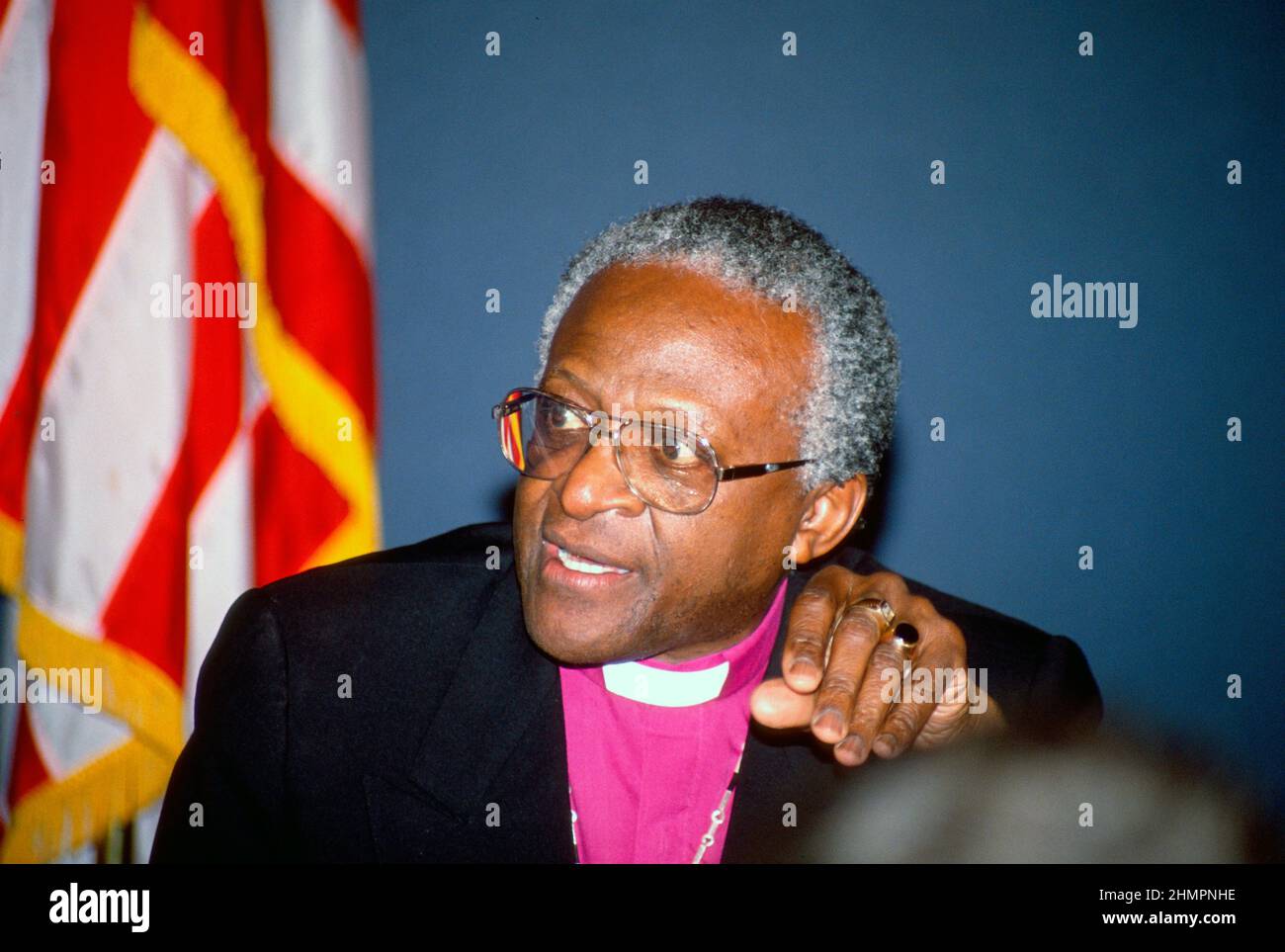 Religious leader and anti-apartheid activist Bishop Desmond Tutu of ...