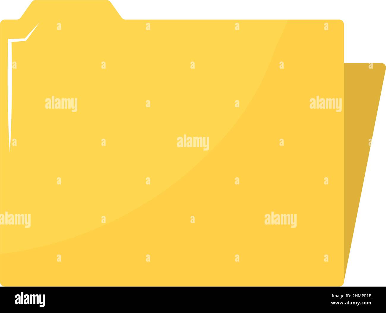 file folder icon on white background Stock Vector Image & Art - Alamy