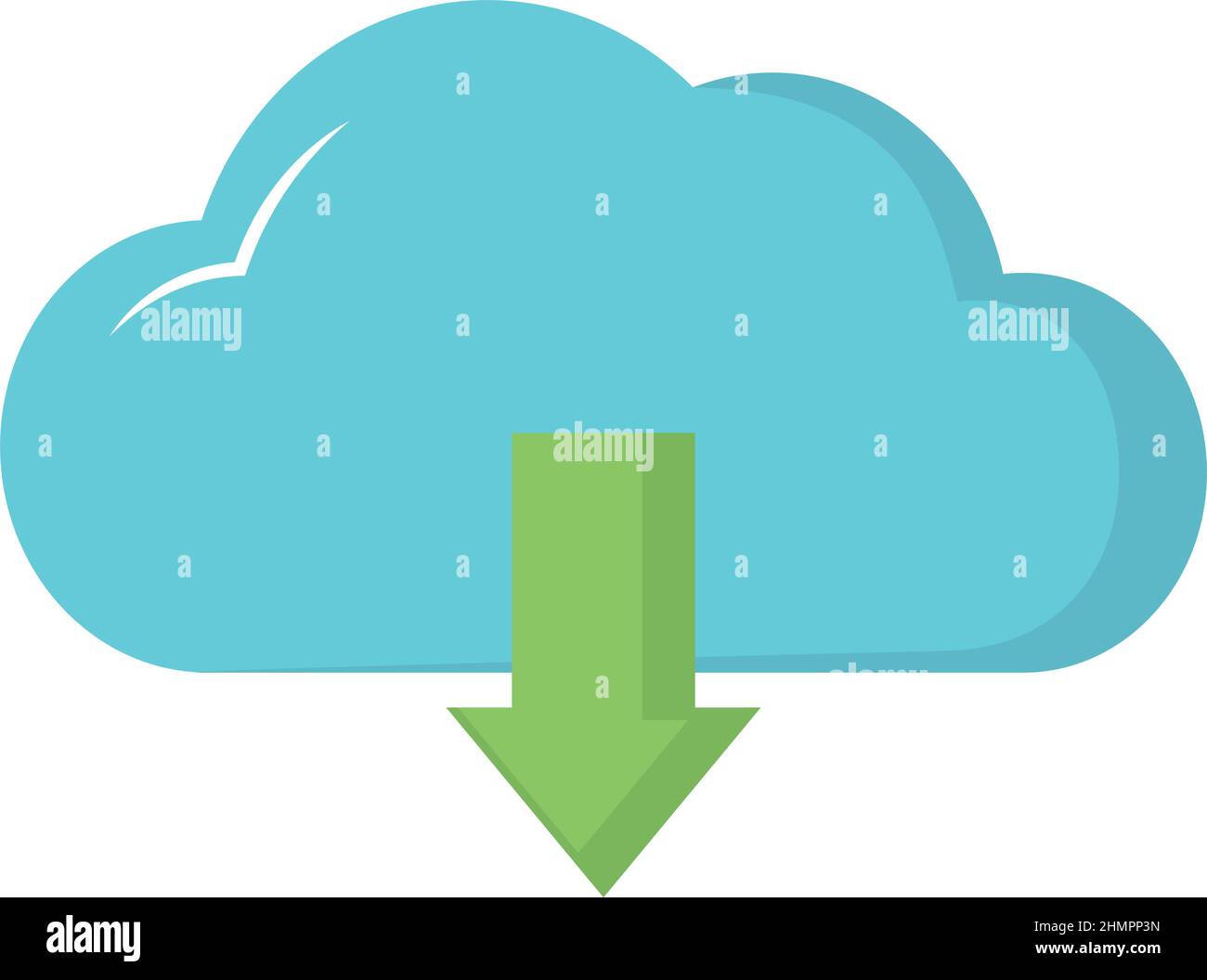 cloud storage icon on white background Stock Vector Image & Art - Alamy