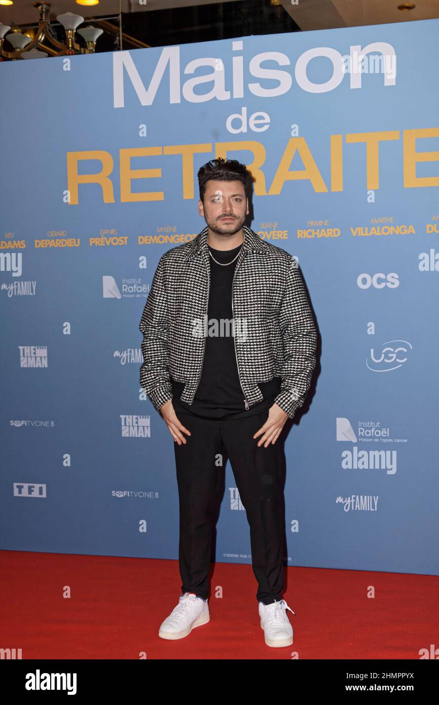 Paris, France. 10th Feb, 2022. Kev Adams attends the MAISON DE RETRAITE ...