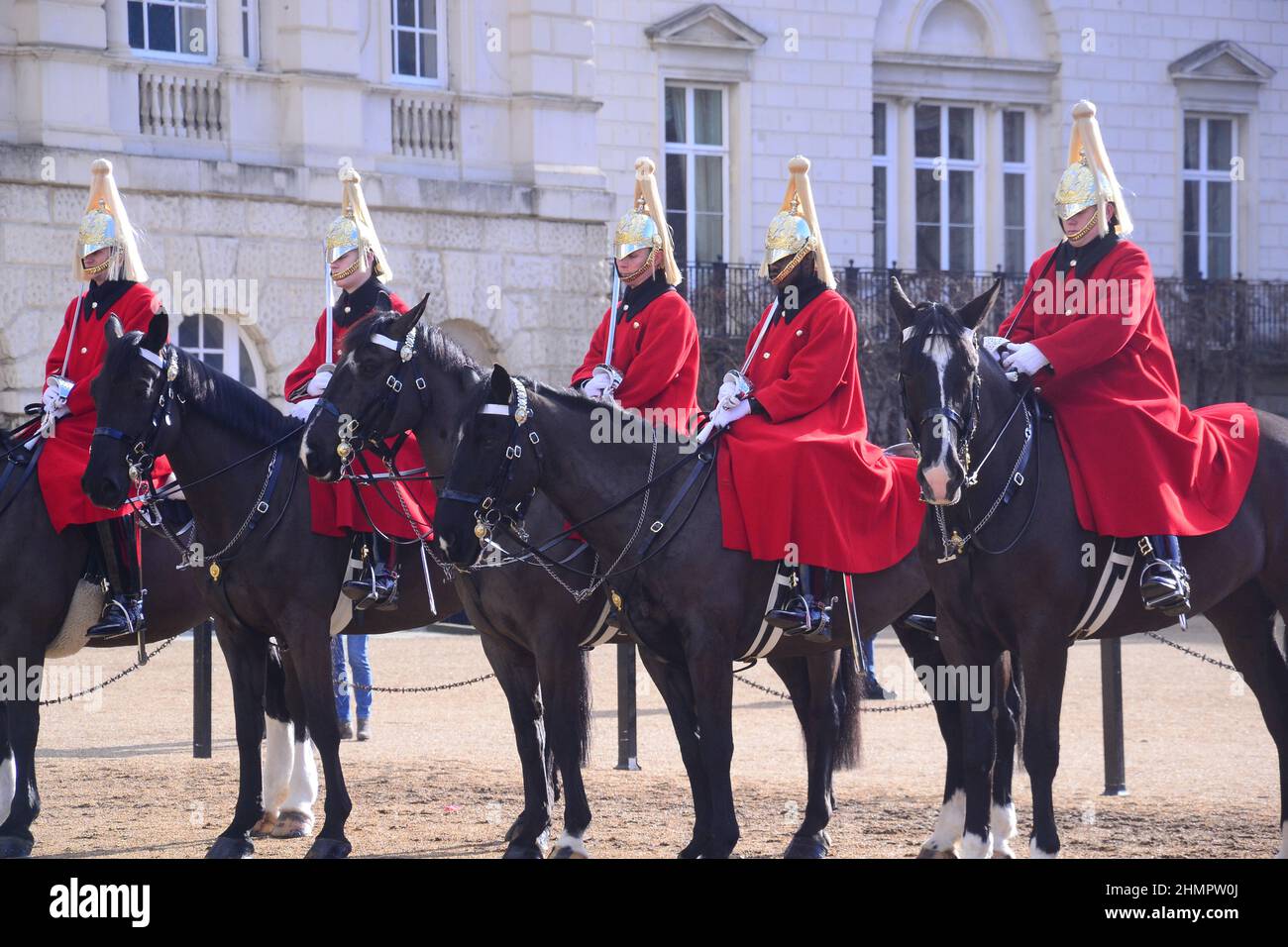Life guards parade helmets hi-res stock photography and images - Alamy