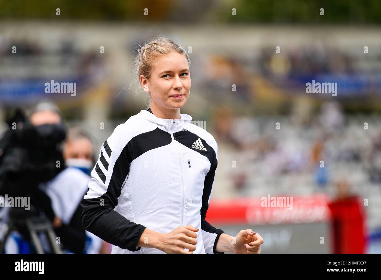 Eleanor Patterson (Women's High Jump) of Australia competes during the ...