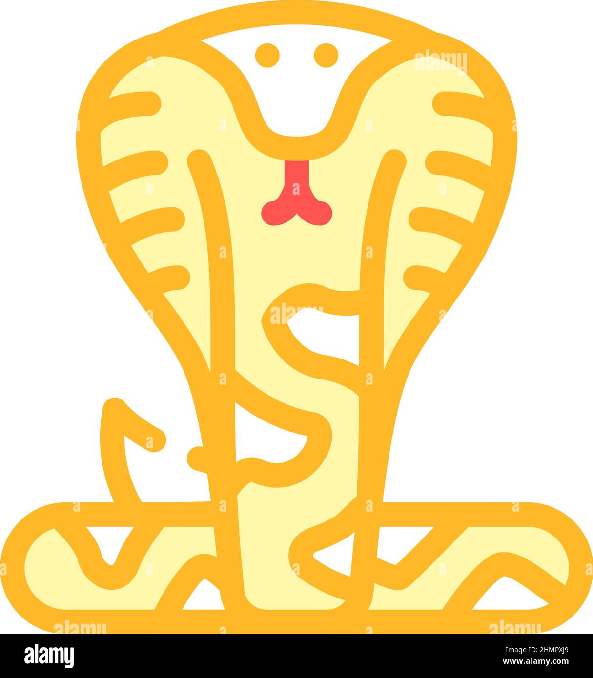 cobra snake color icon vector illustration Stock Vector Image & Art - Alamy