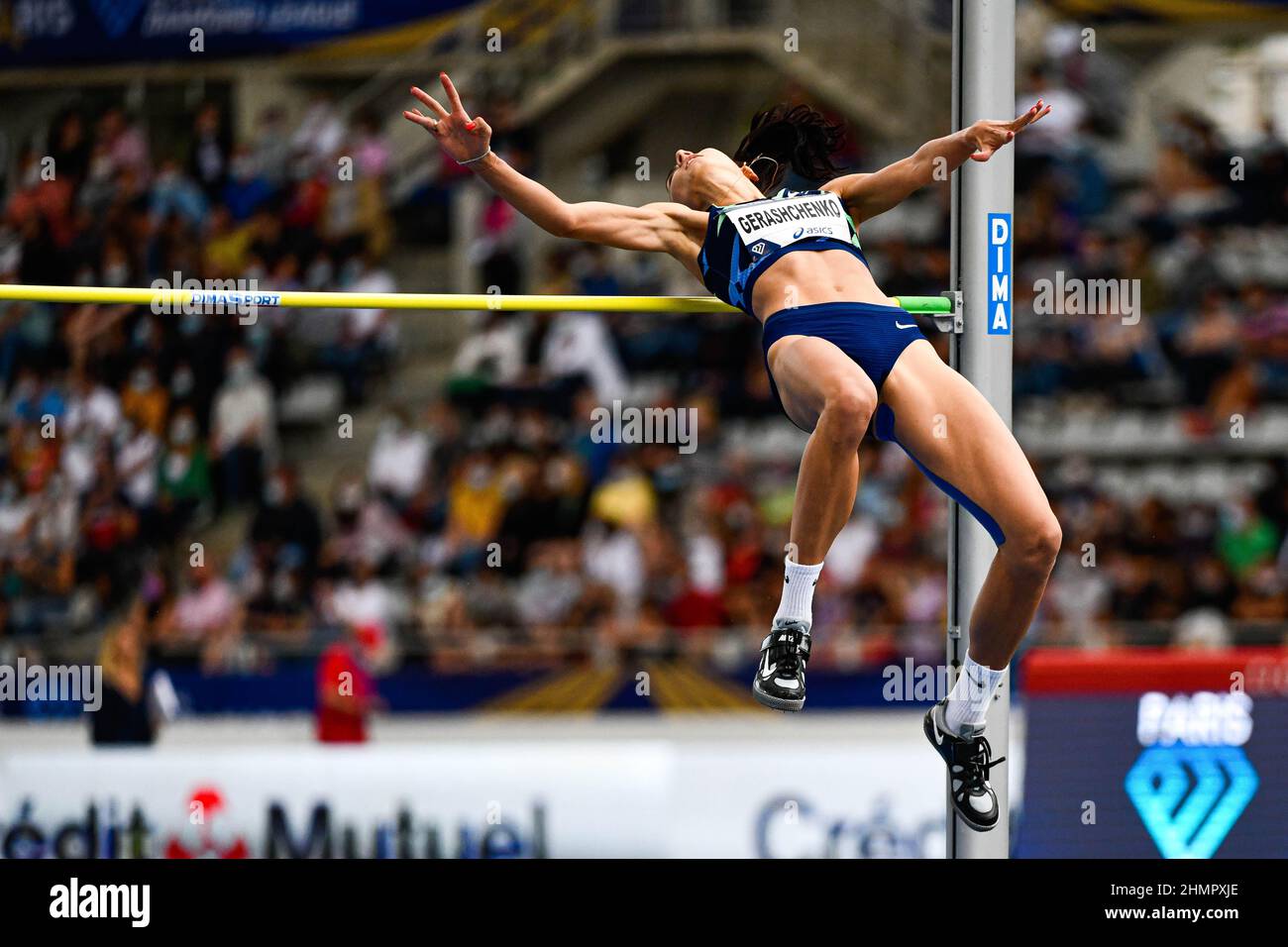 Iryna Gerashchenko (Women's High Jump) of Ukraine competes during the ...