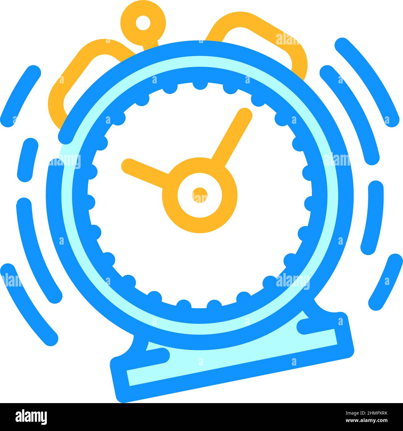 ringing alarm clock color icon vector illustration Stock Vector Image ...