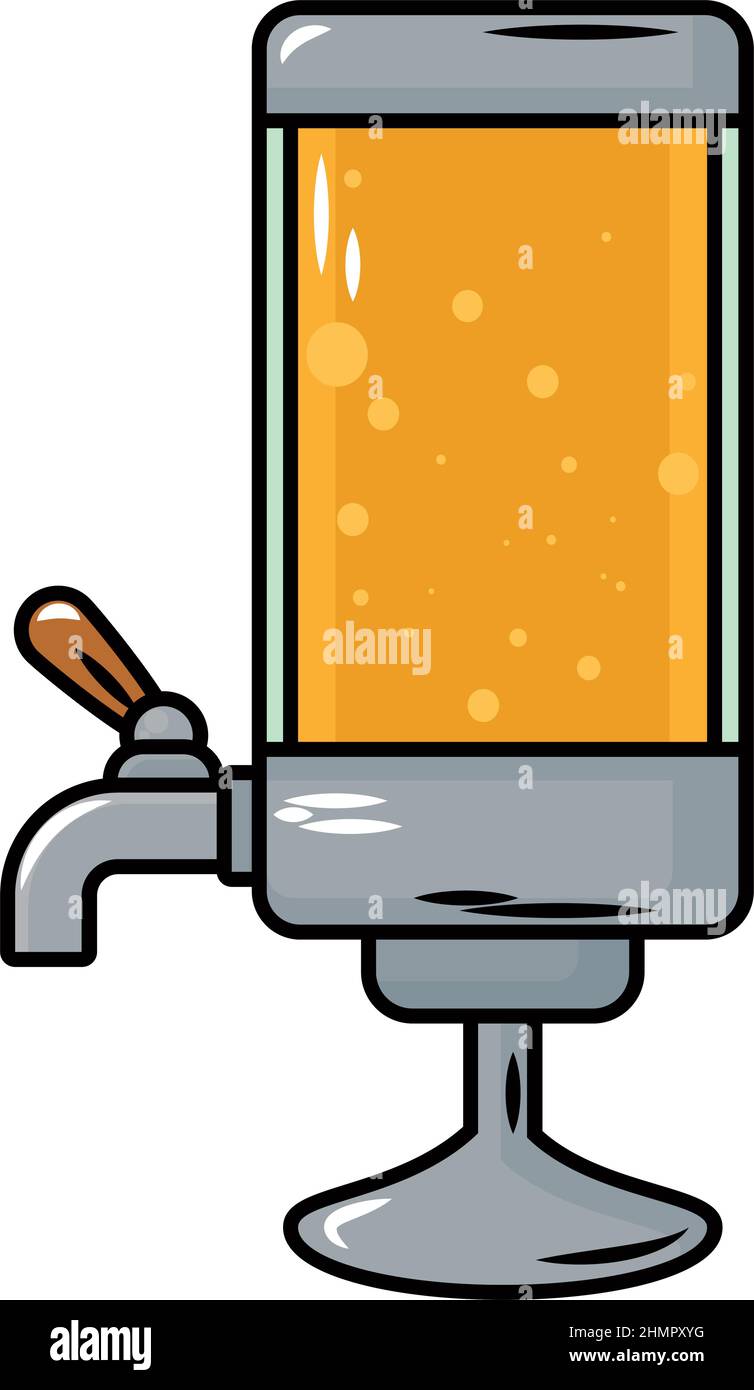 beer dispenser icon on white background Stock Vector Image & Art - Alamy