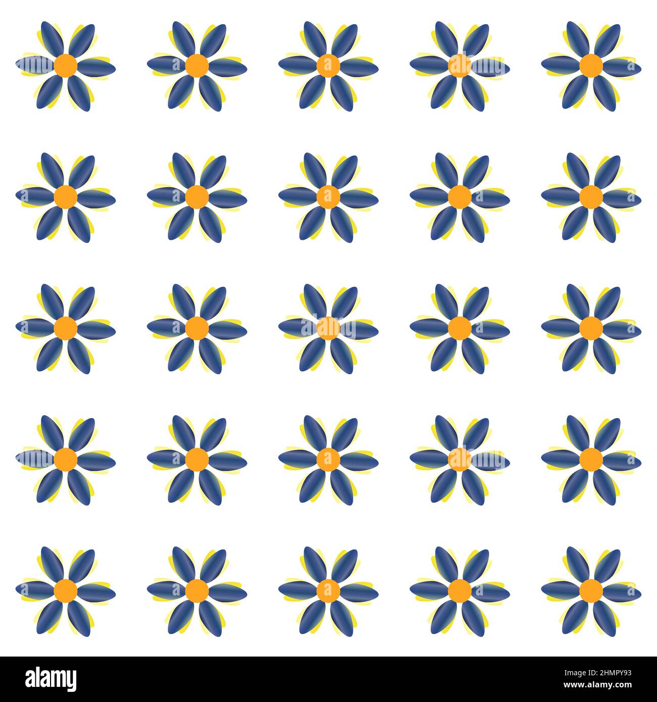 Colored Flowers Pattern template, is a professional, modern, colored ...