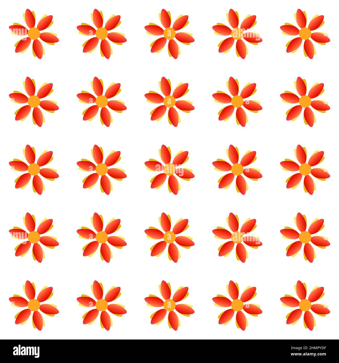 Colored Flowers Pattern template, is a professional, modern, colored ...