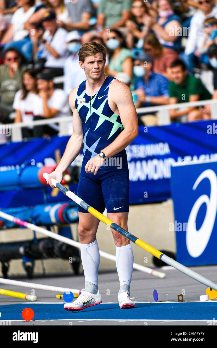 Christopher "Chris" Nilsen (Men's Pole Vault) of the USA competes ...