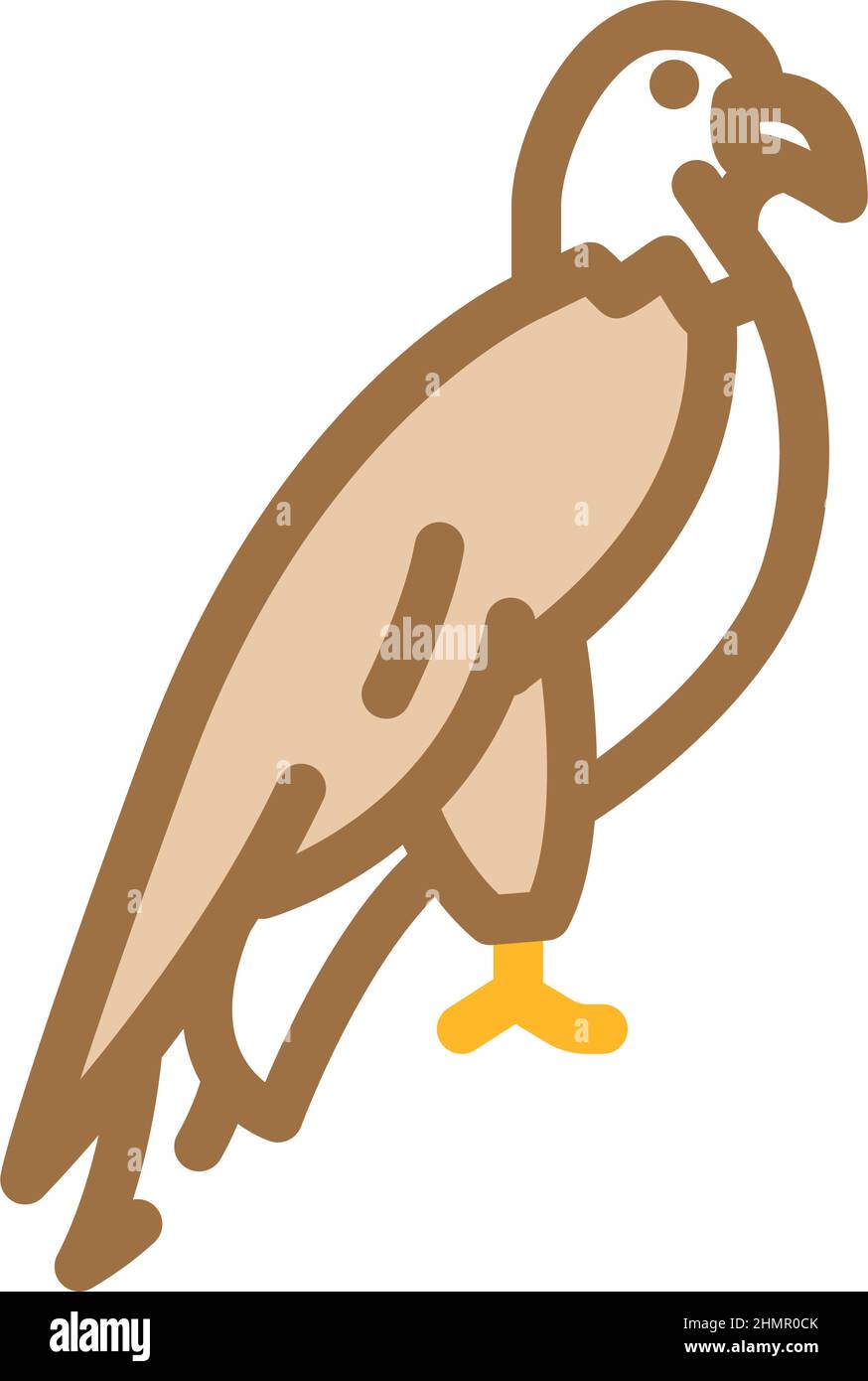 eagle bird color icon vector illustration Stock Vector Image & Art - Alamy