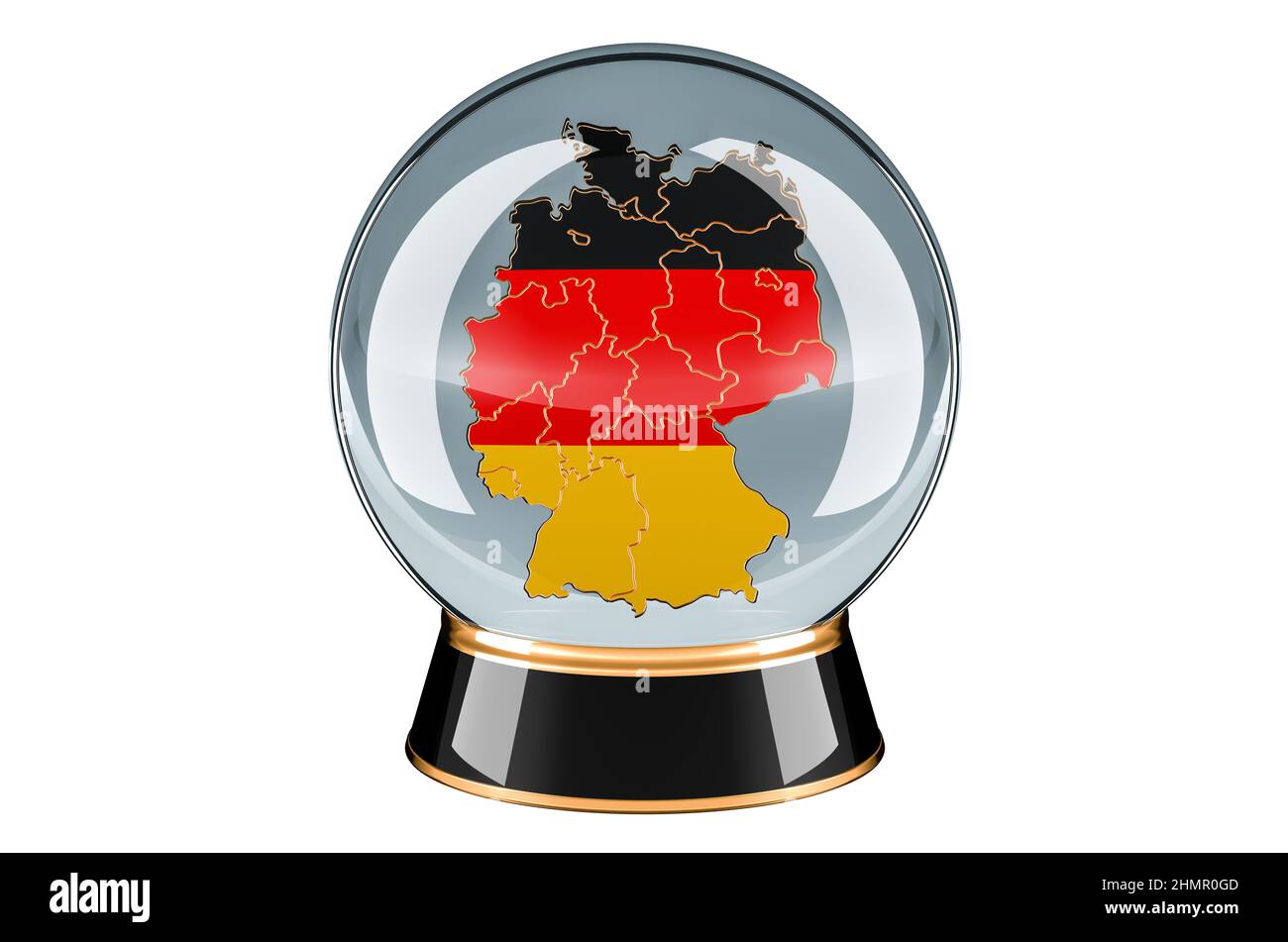 3d germany map flag illustration hi-res stock photography and images ...