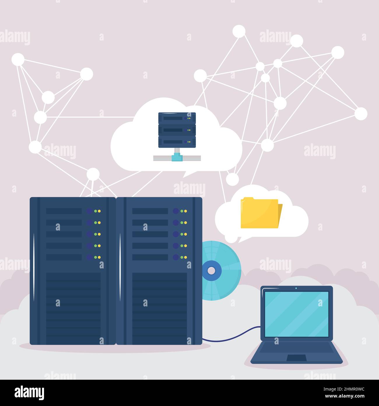 Virtual private servers Stock Vector Images - Alamy