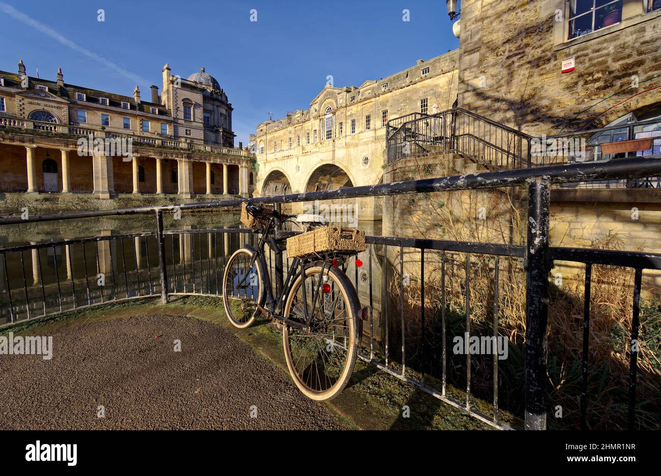 Bath winter sun Stock Photo - Alamy