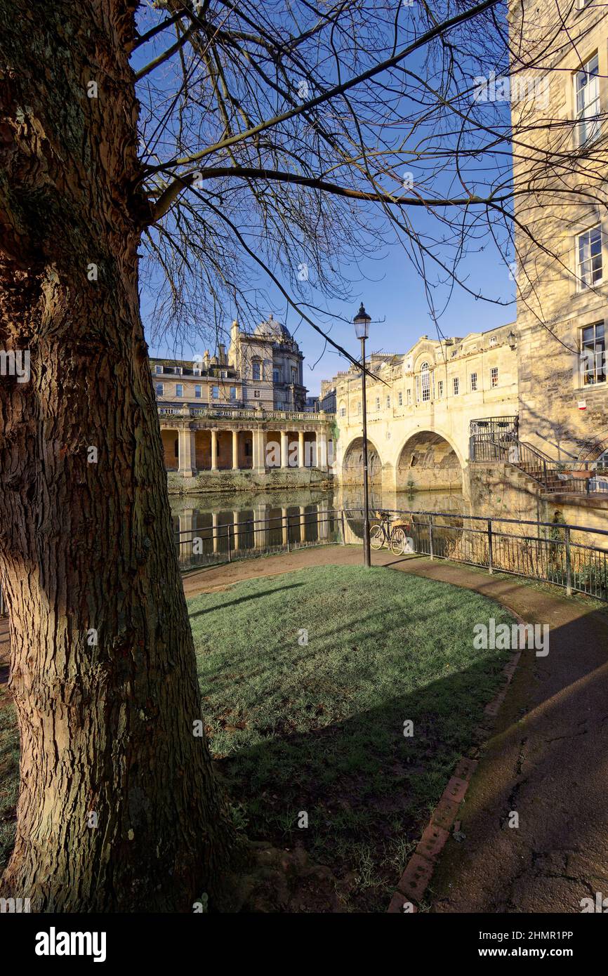 Bath winter sun Stock Photo - Alamy