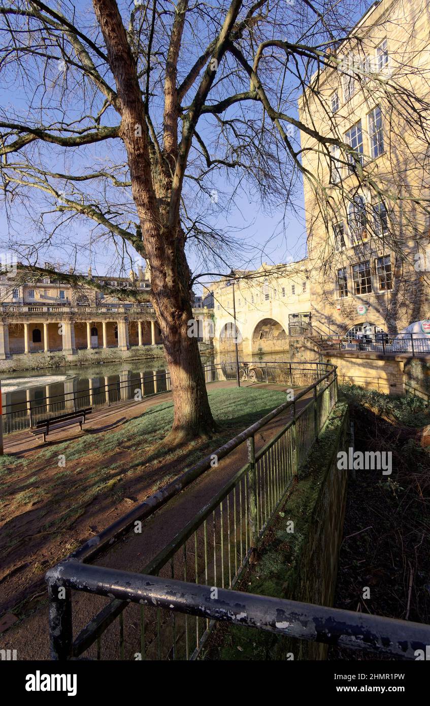 Bath winter sun Stock Photo - Alamy