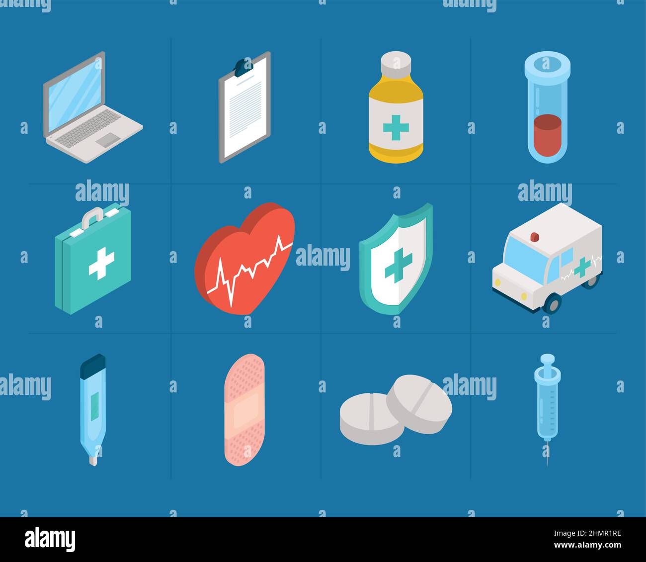 icon set of medical services Stock Vector Image & Art - Alamy