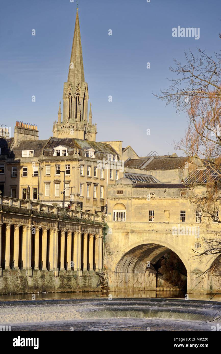 Bath winter sun Stock Photo - Alamy