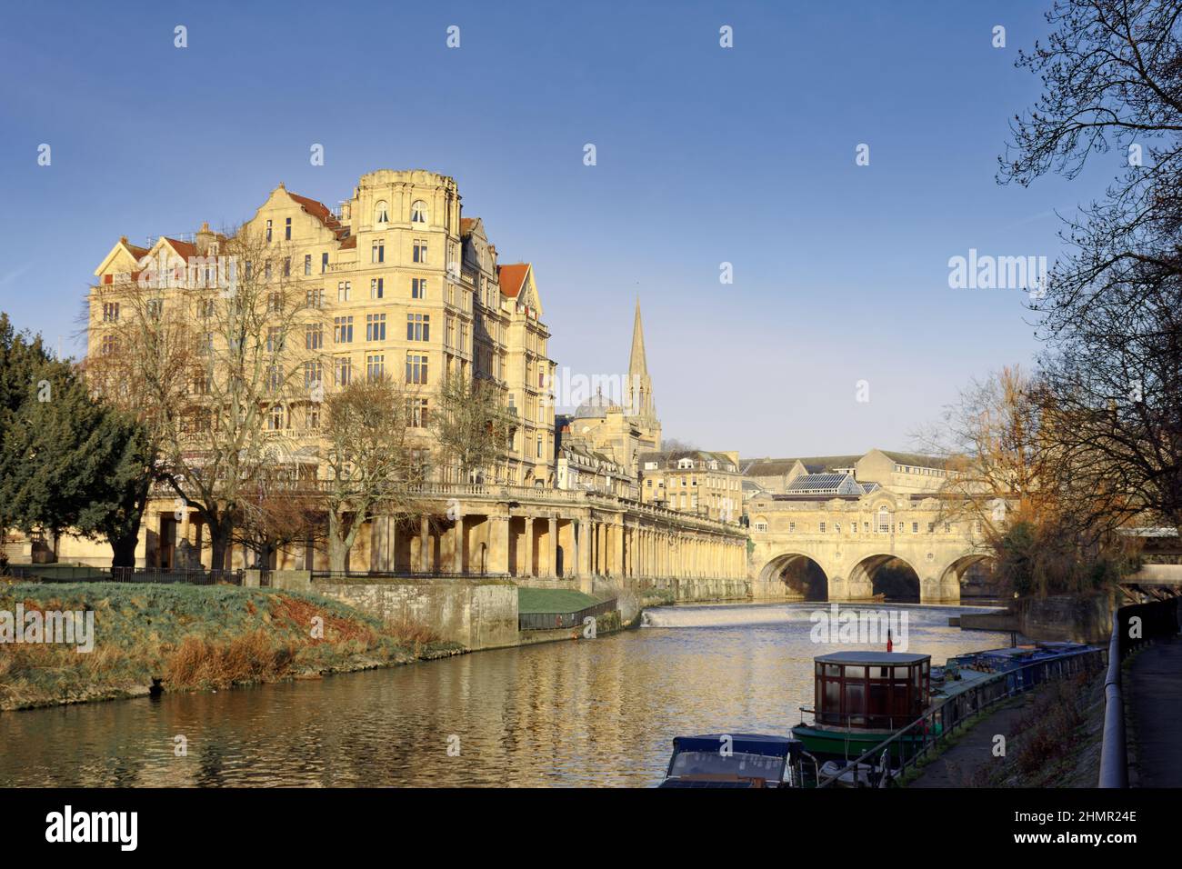 Bath winter sun Stock Photo - Alamy