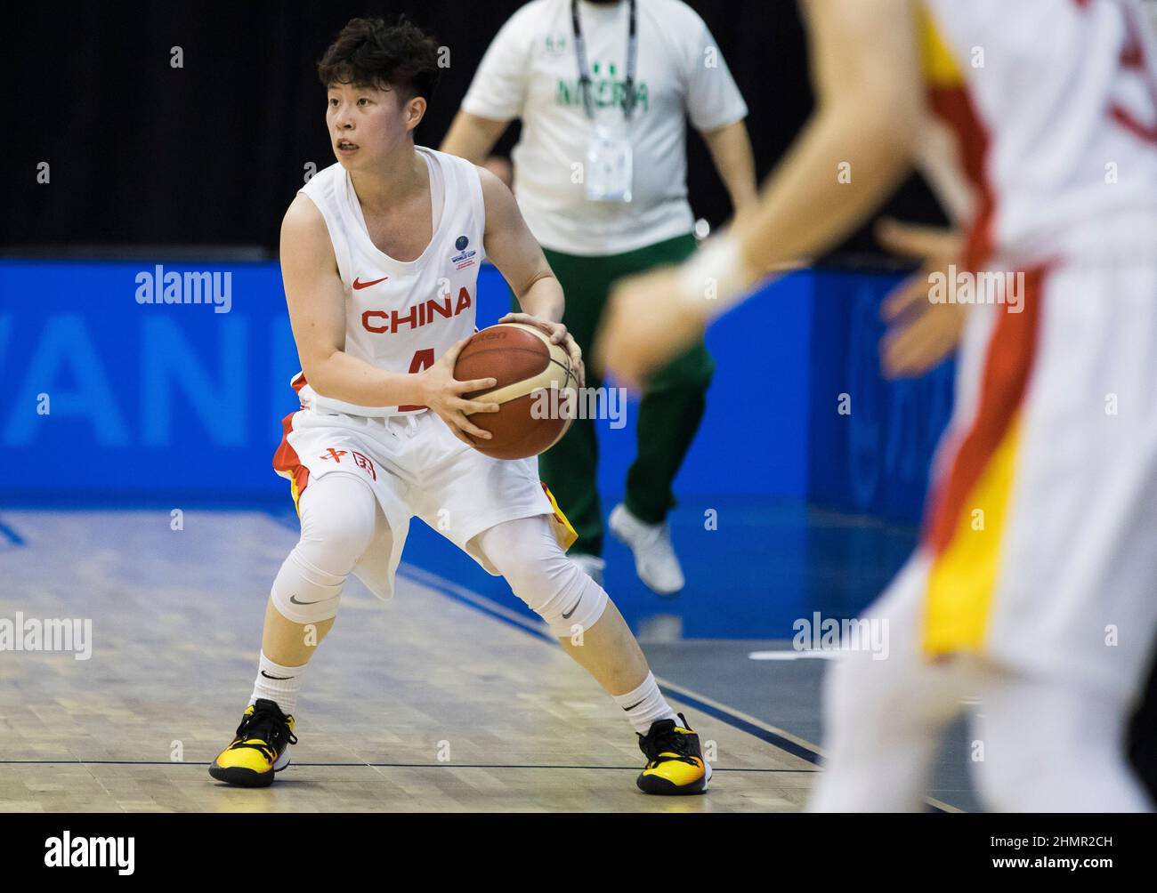 Belgrade, Serbia, 10th February 2022. Yuan Li of China in action during ...
