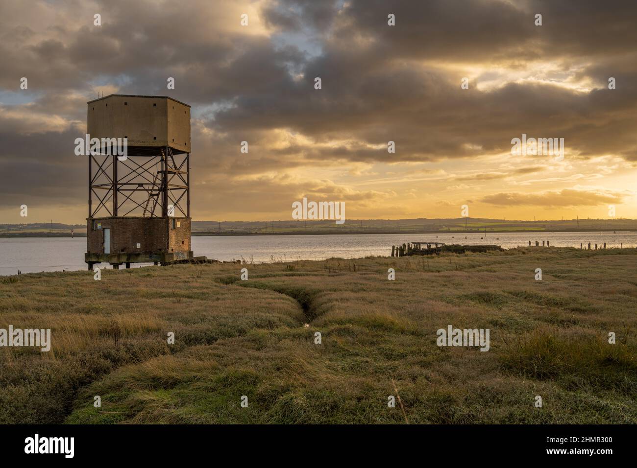 WW2 radar control building disguised as a water tower on the edge of ...