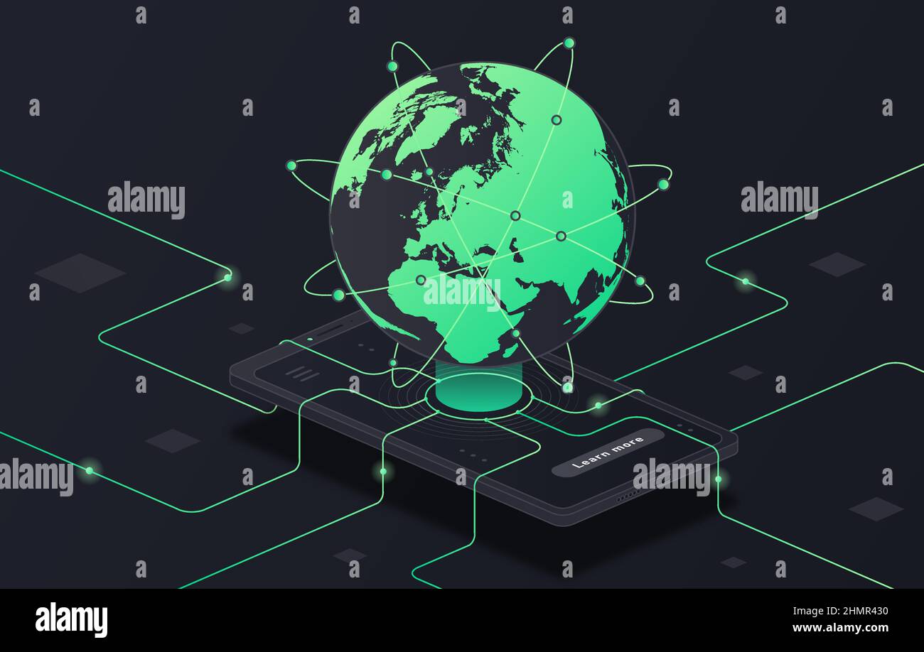 Global network concept Stock Vector Image & Art - Alamy