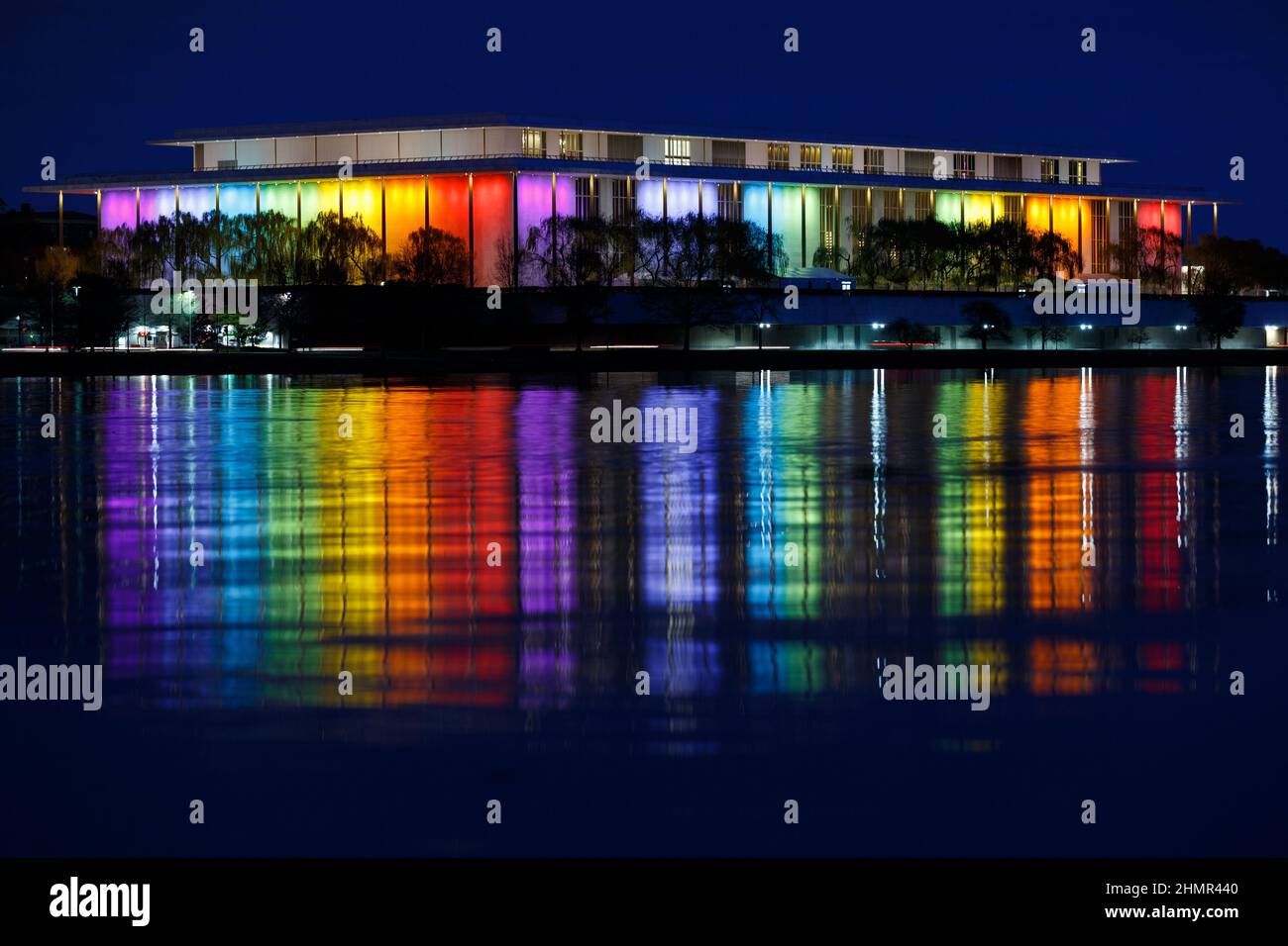 Kennedy center dc rainbow hi-res stock photography and images - Alamy