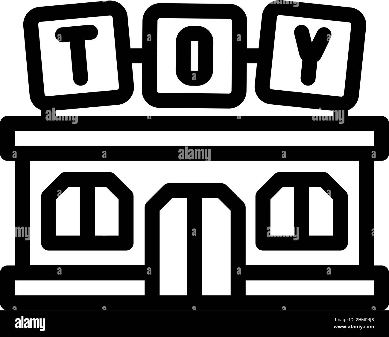 Toy store exterior sign Stock Vector Images - Alamy