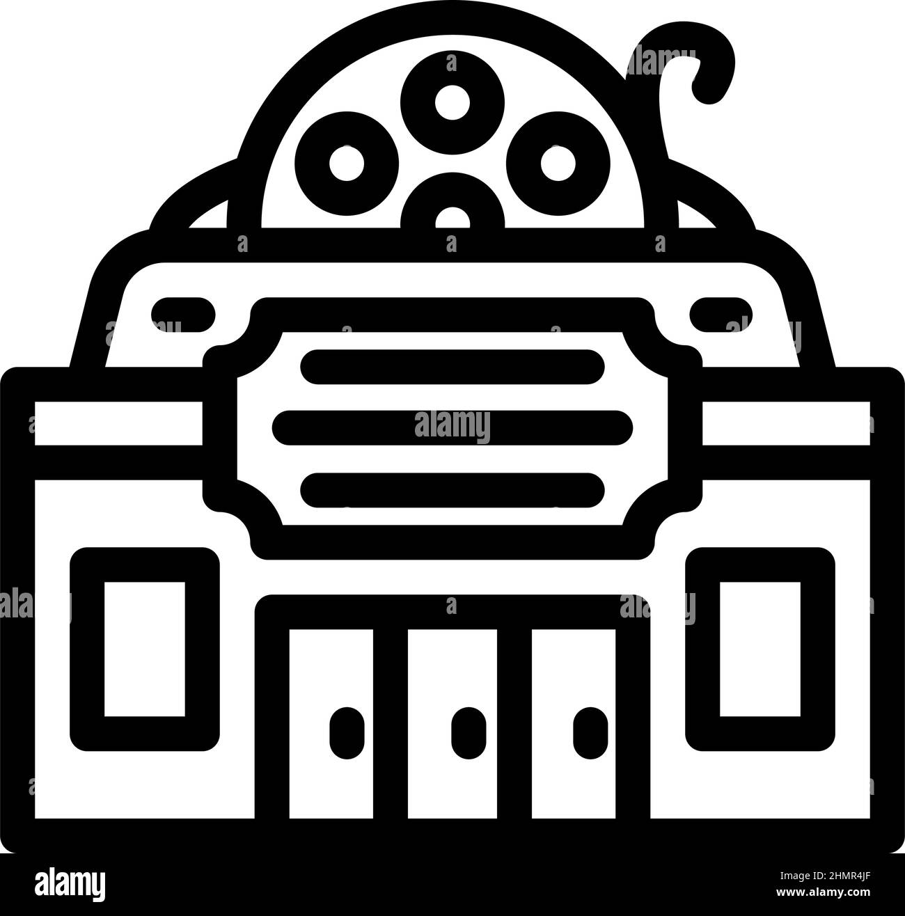 Cinema warehouse Black and White Stock Photos & Images - Alamy