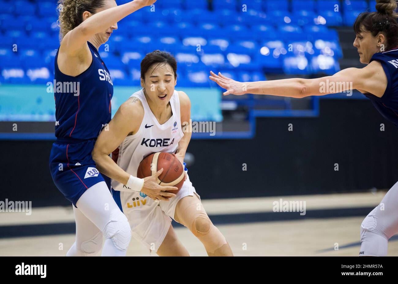 Belgrade, Serbia, 10th February 2022. Danbi Kim of Korea in action ...