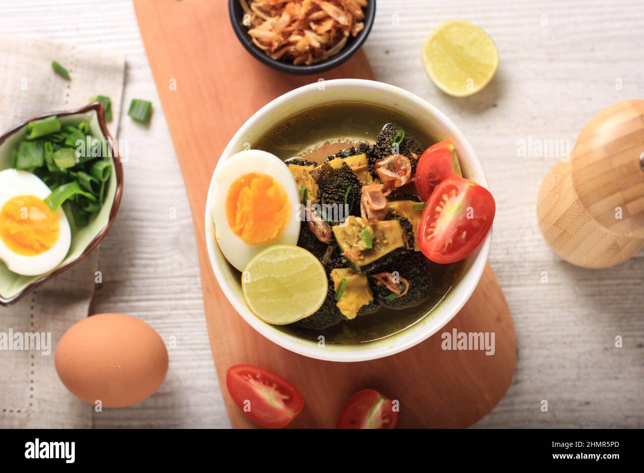 Soto Babat, Traditional Indonesian Soup made from Broth and Tripe ...