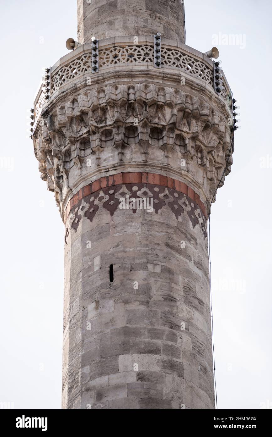 Stone minaret of a Muslim mosque Stock Photo - Alamy