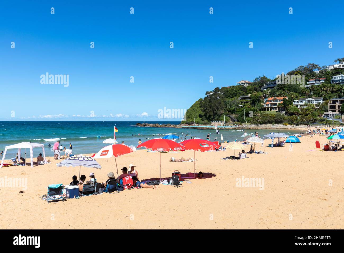 Palm Beach Sydney on a summers day, northern beaches region,Sydney, NSW ...