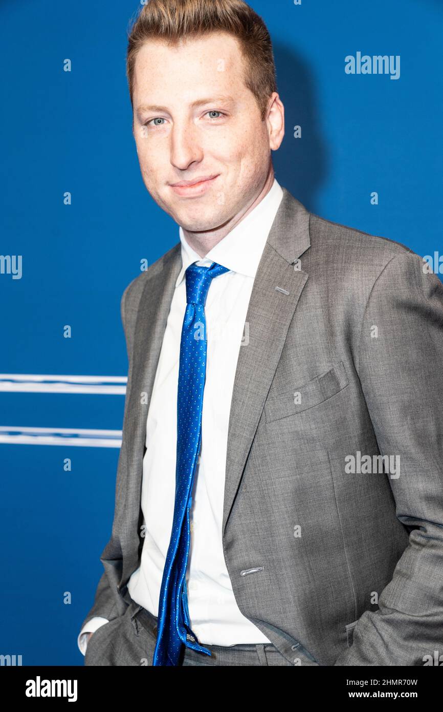 New York, NY - February 10, 2022: Shawn McCreesh attends the opening ...