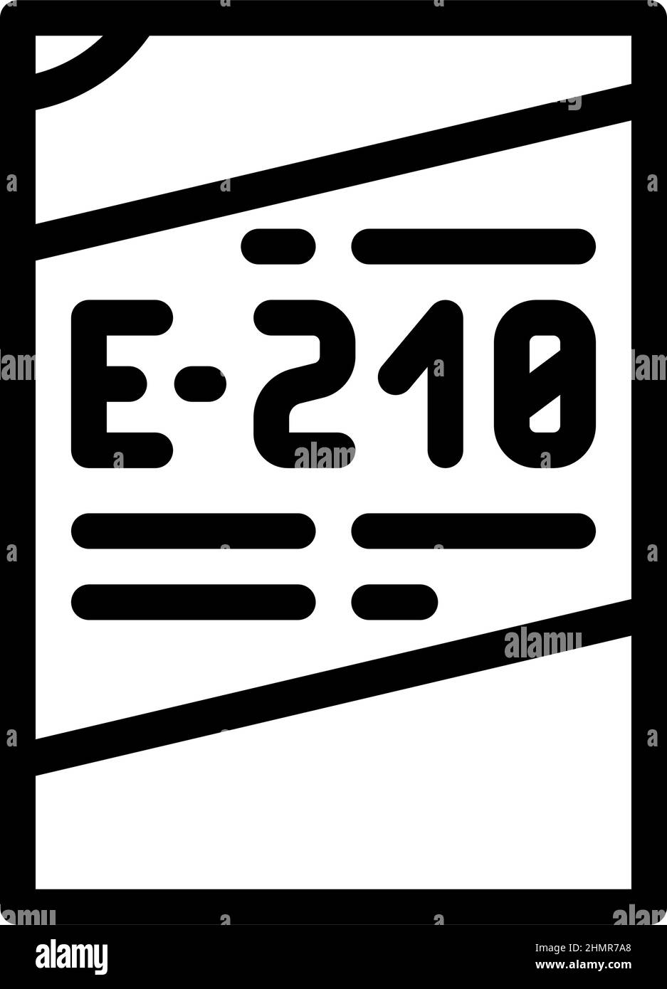 chemical additives line icon vector illustration Stock Vector Image ...
