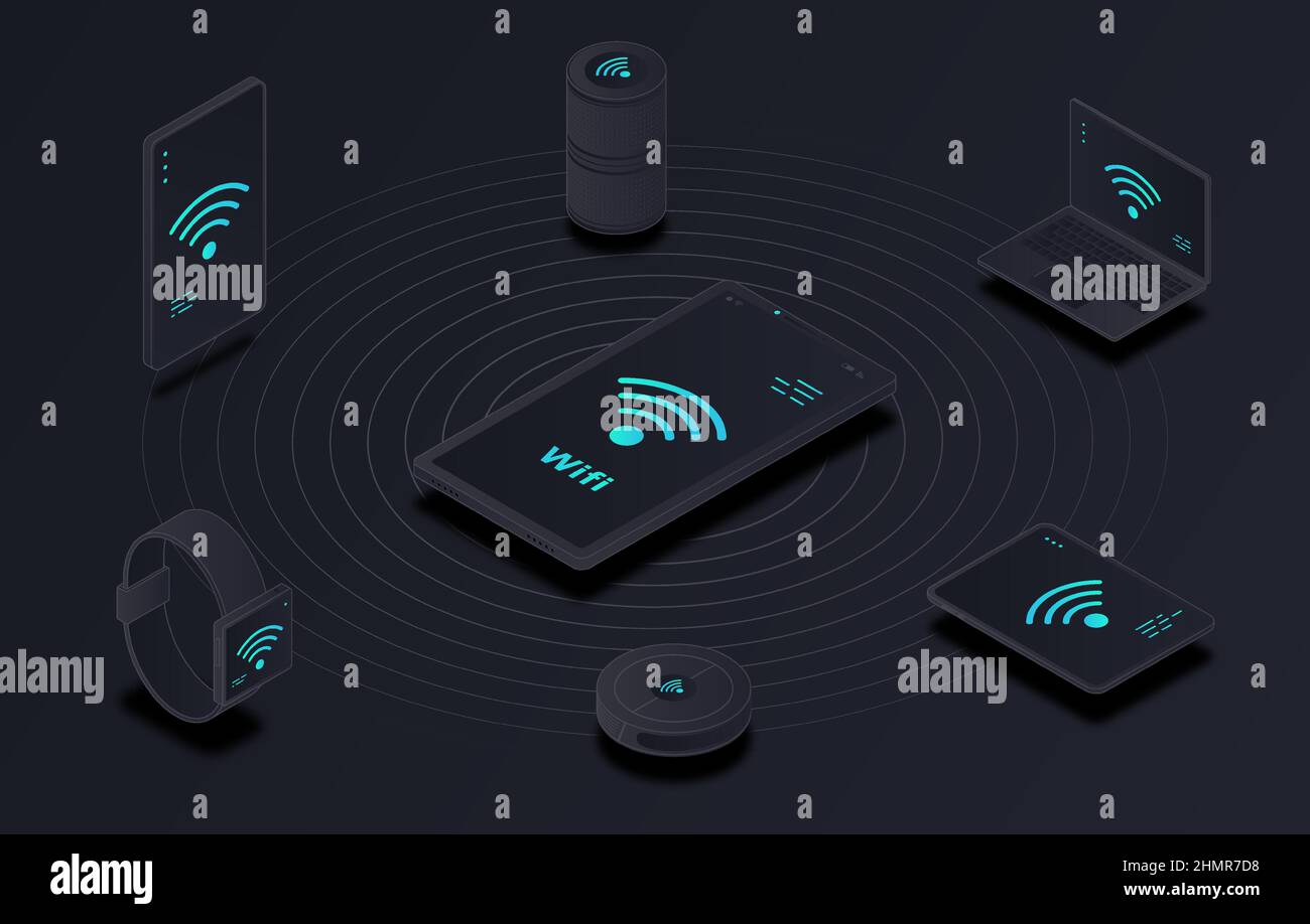 Cyber security city concept Stock Vector Images - Alamy