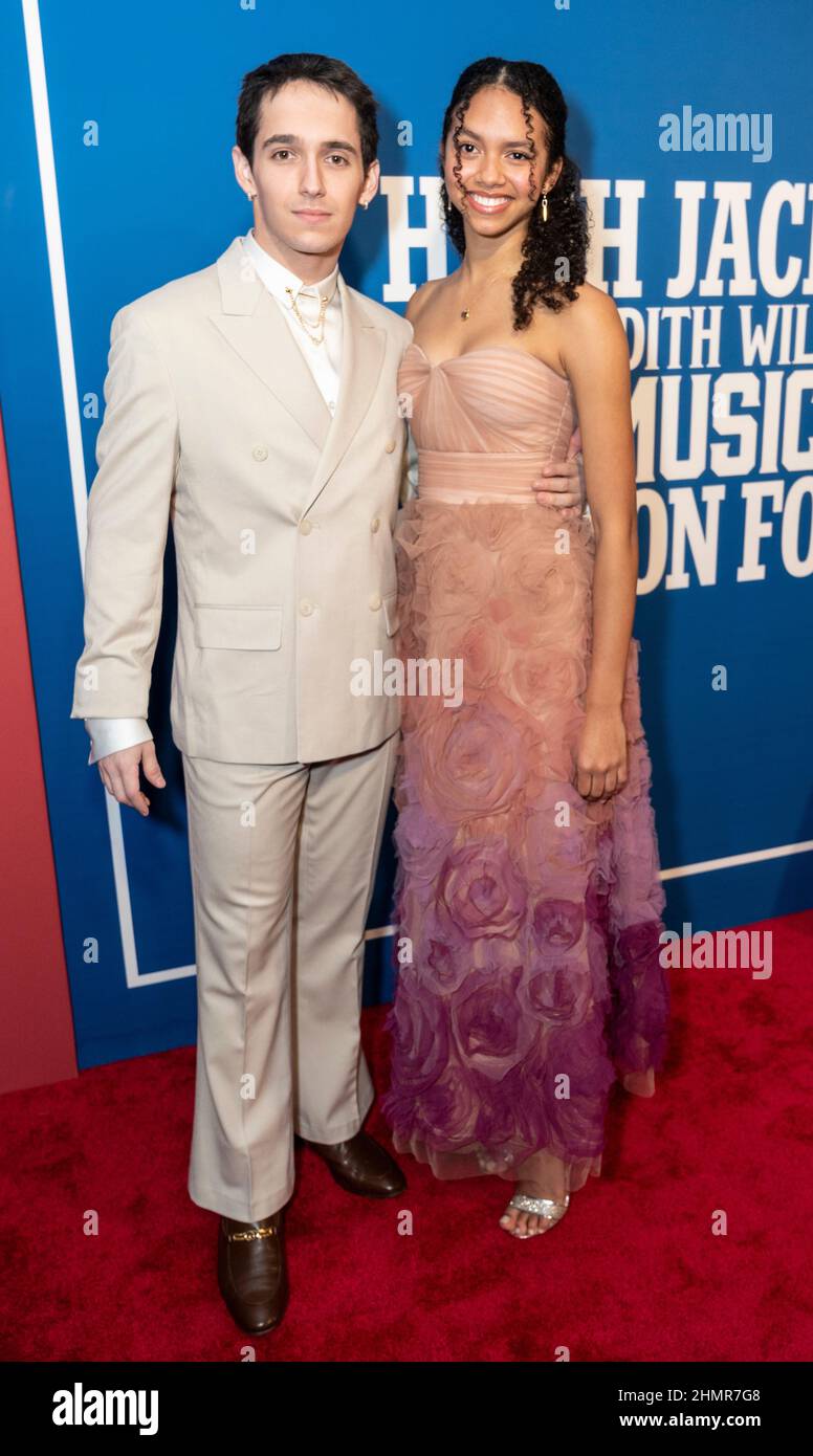 New York, NY - February 10, 2022: Gino Cosculluela and Emma Crow attend ...