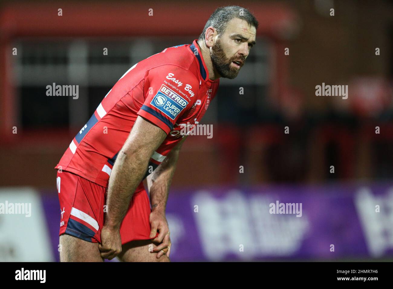 Kane Linnett #12 of Hull KR during the game Stock Photo - Alamy