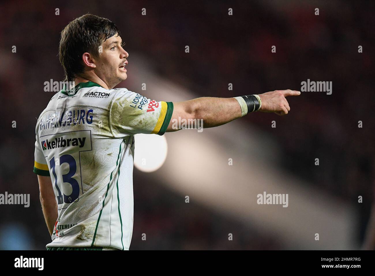 Benhard van Rensburg of London Irish, during the game Stock Photo - Alamy