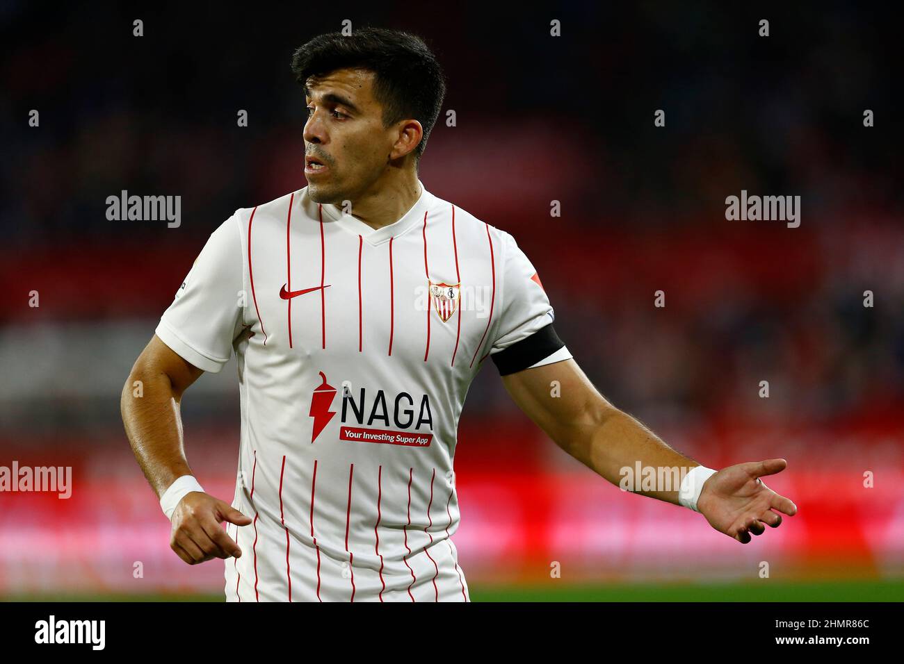 Marcos Acuna of Sevilla FC during the La Liga match between Sevilla FC ...