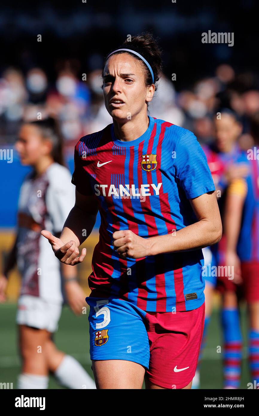 BARCELONA - FEB 6: Melanie Serrano in action during the Primera ...