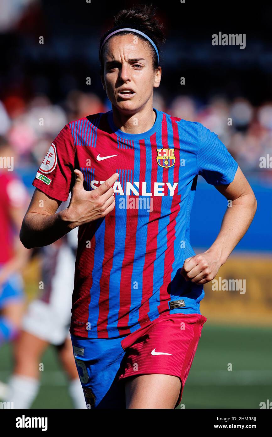 BARCELONA - FEB 6: Melanie Serrano in action during the Primera ...