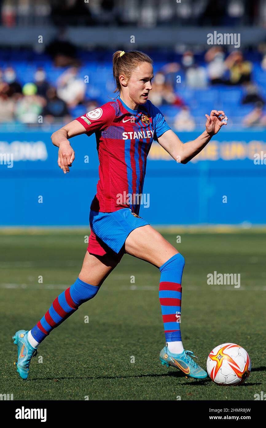BARCELONA - FEB 6: Caroline Graham Hansen in action during the Primera ...