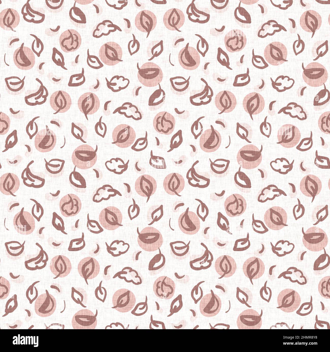 Gender neutral floral seamless raster background. Simple whimsical ...