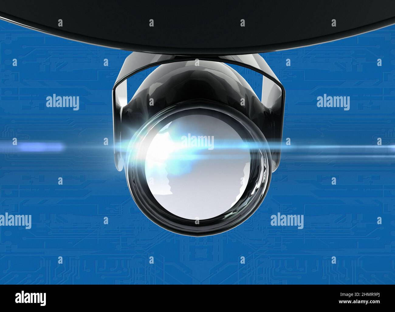 Security camera illustration hi-res stock photography and images - Alamy