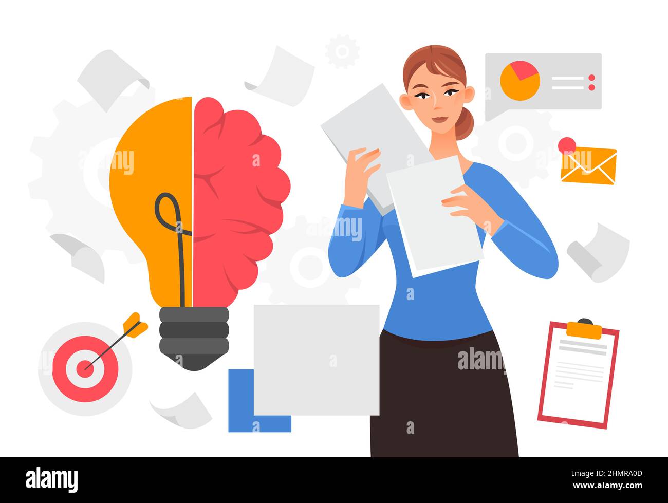 Genius hour concept Stock Vector Image & Art - Alamy