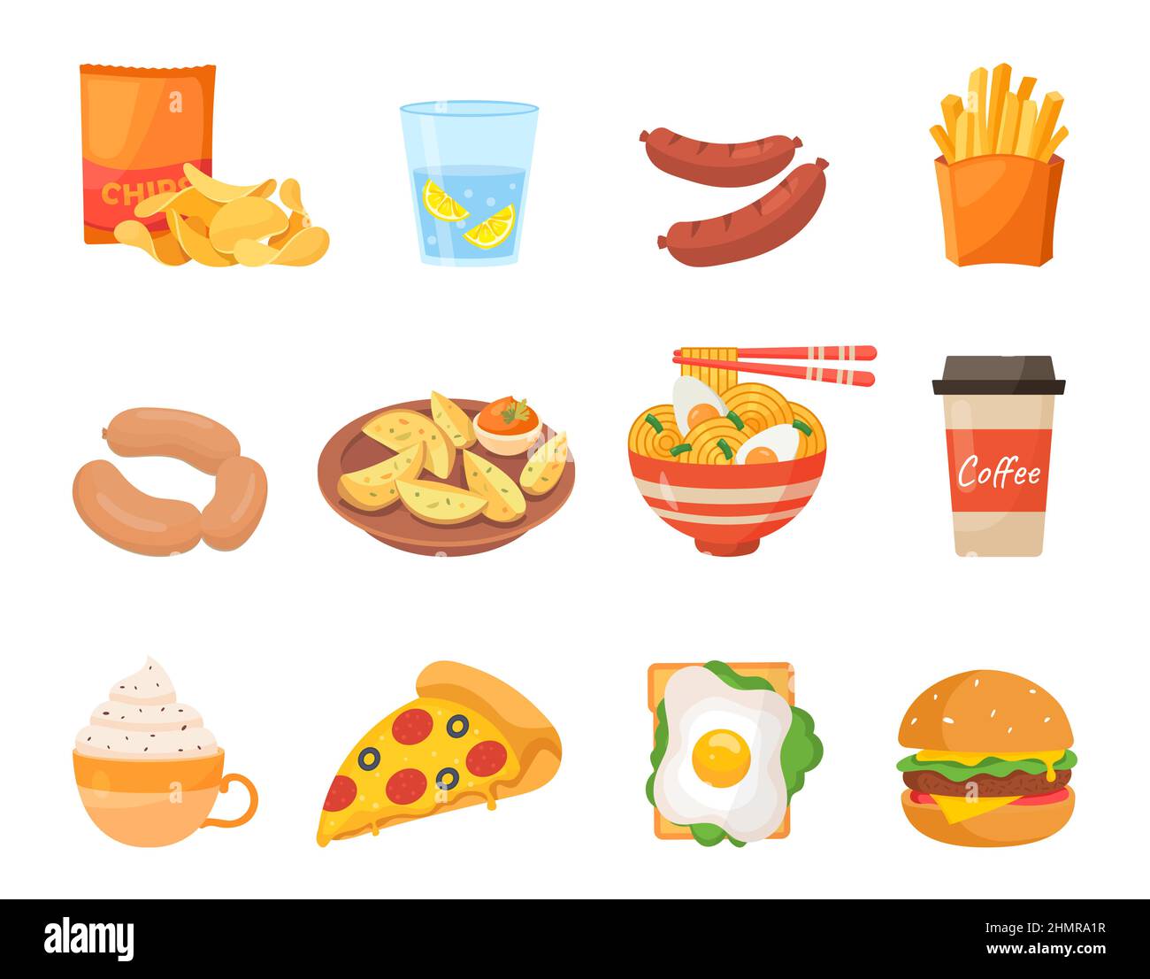 Set of food Stock Vector Image & Art - Alamy